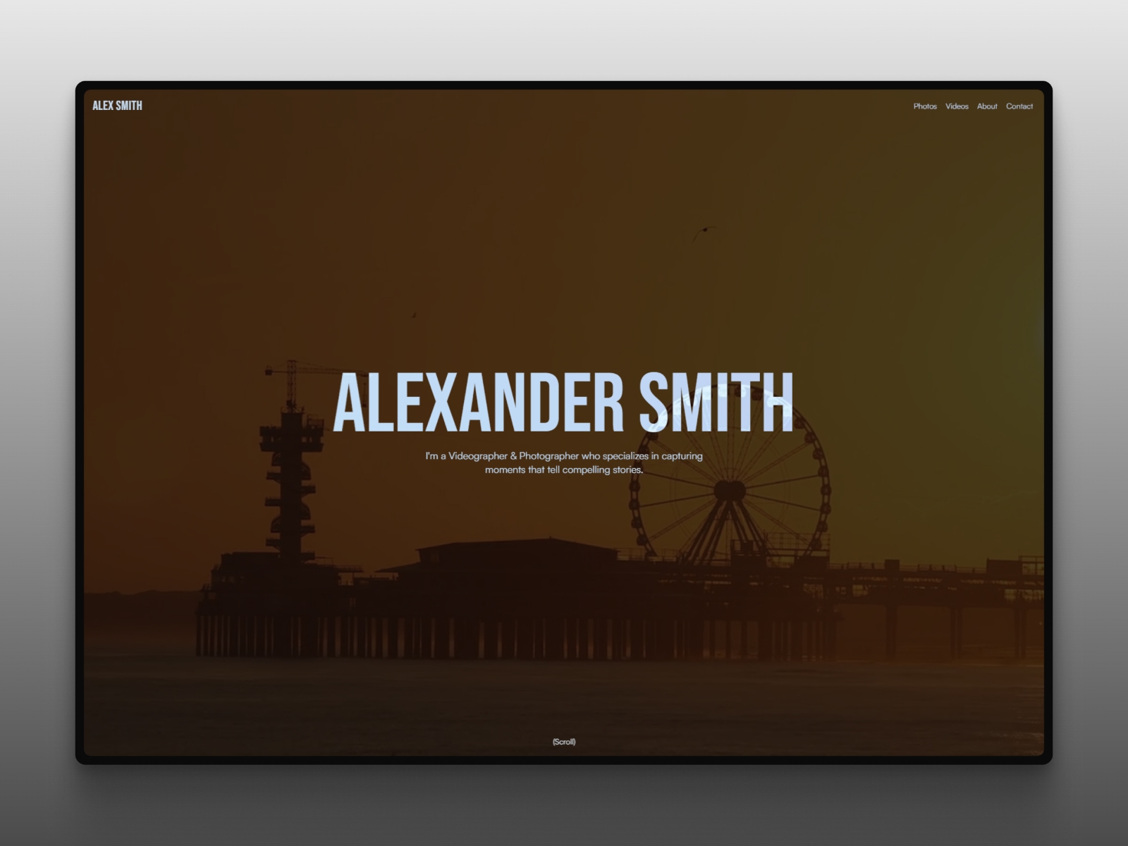 Capture - Videography & Photography Template - Framplates | Framer ...