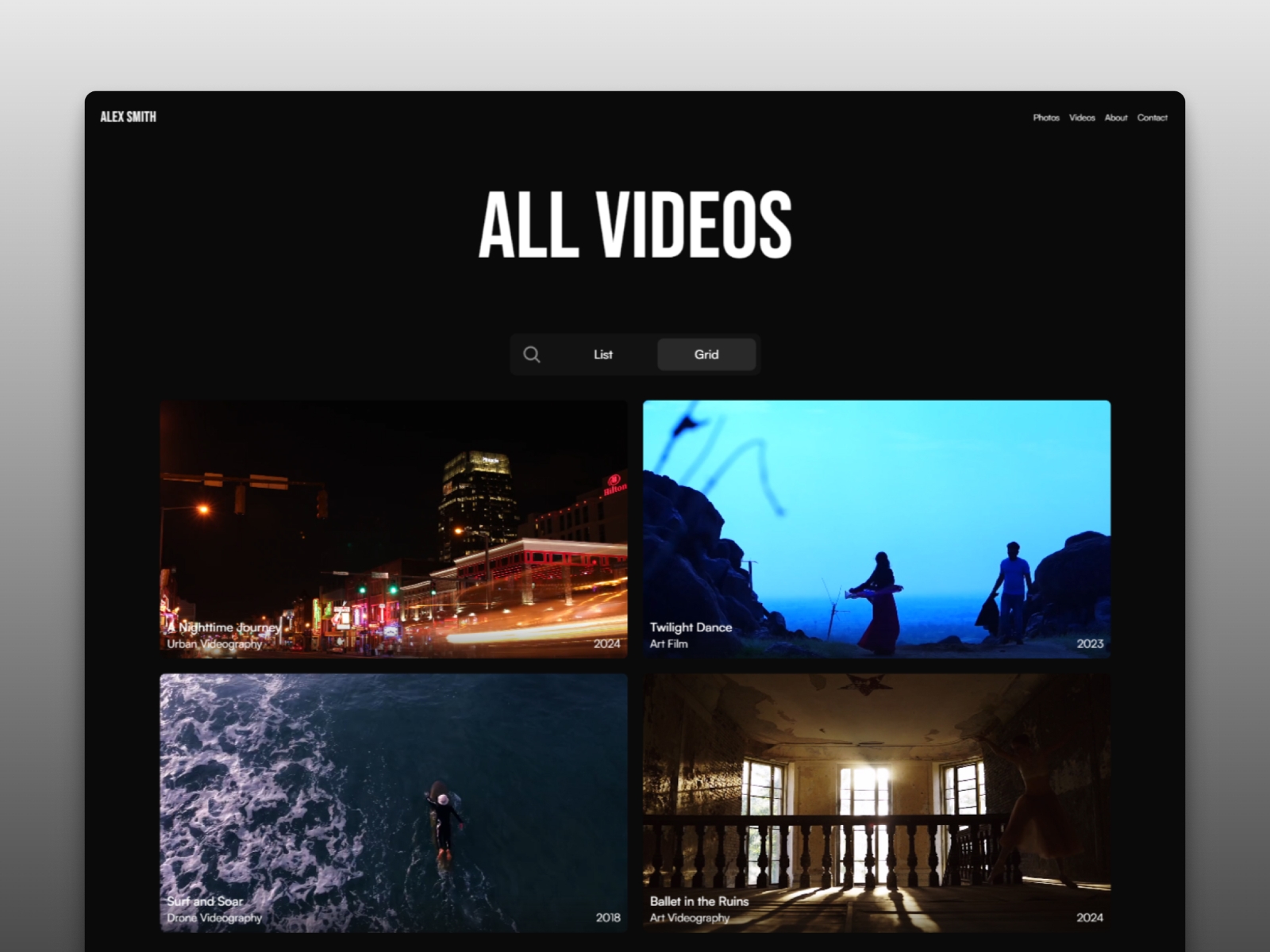 Capture - Videography & Photography Template - Framplates | Framer ...
