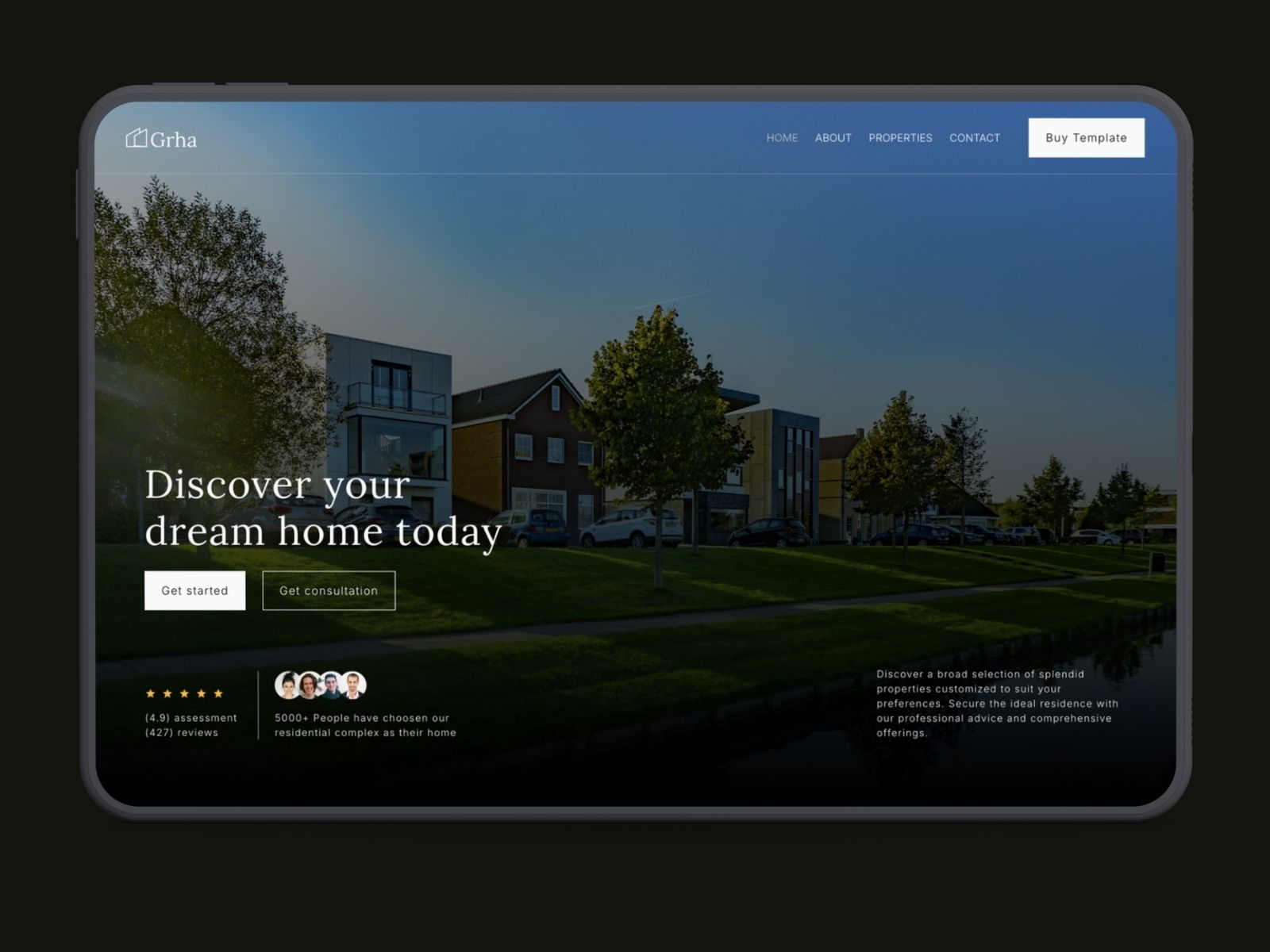 Grha - Real Estate & Property Template - Framplates | Framer Templates