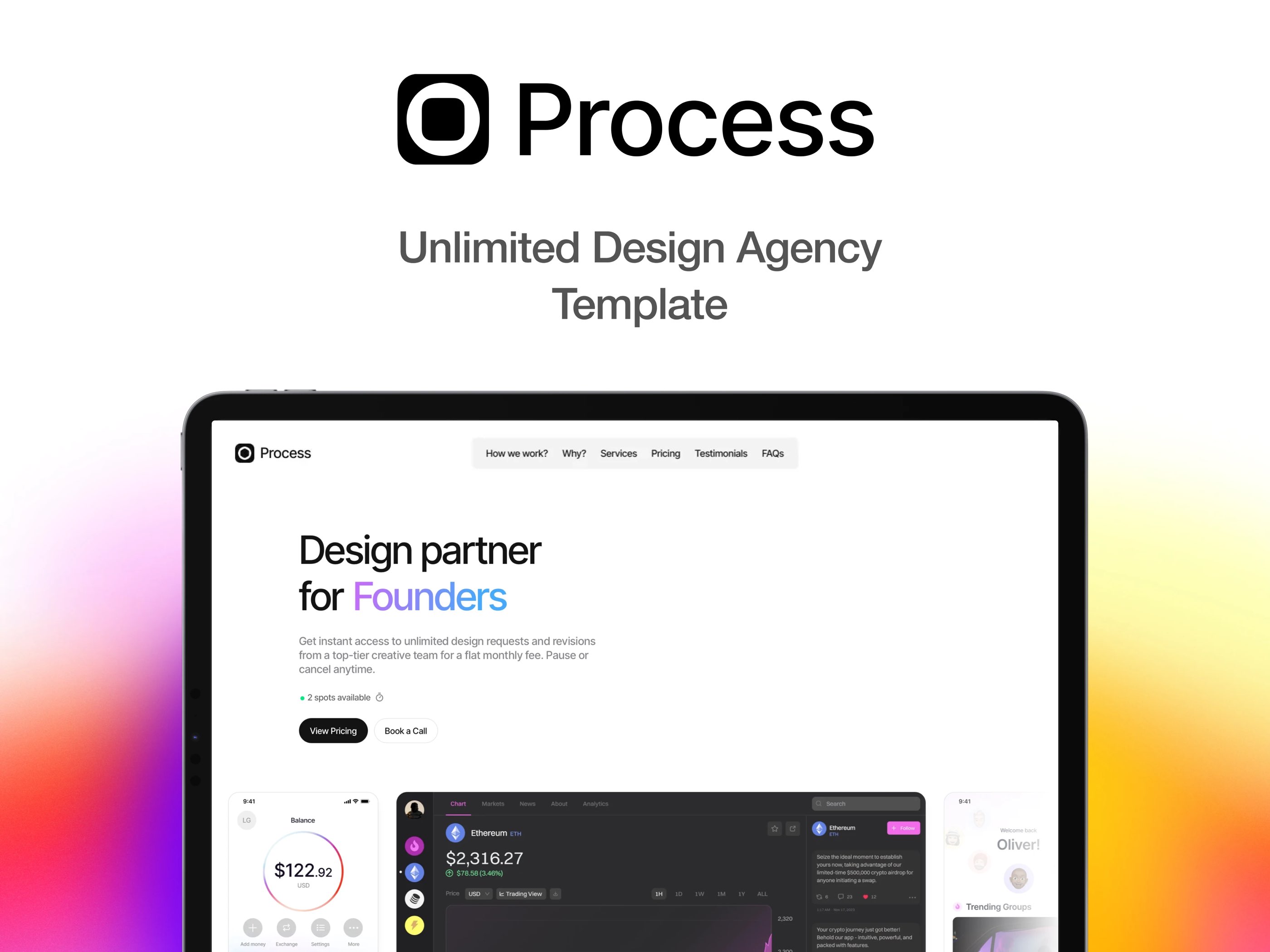 Process - Design Agency Template - Framplates | Framer Templates