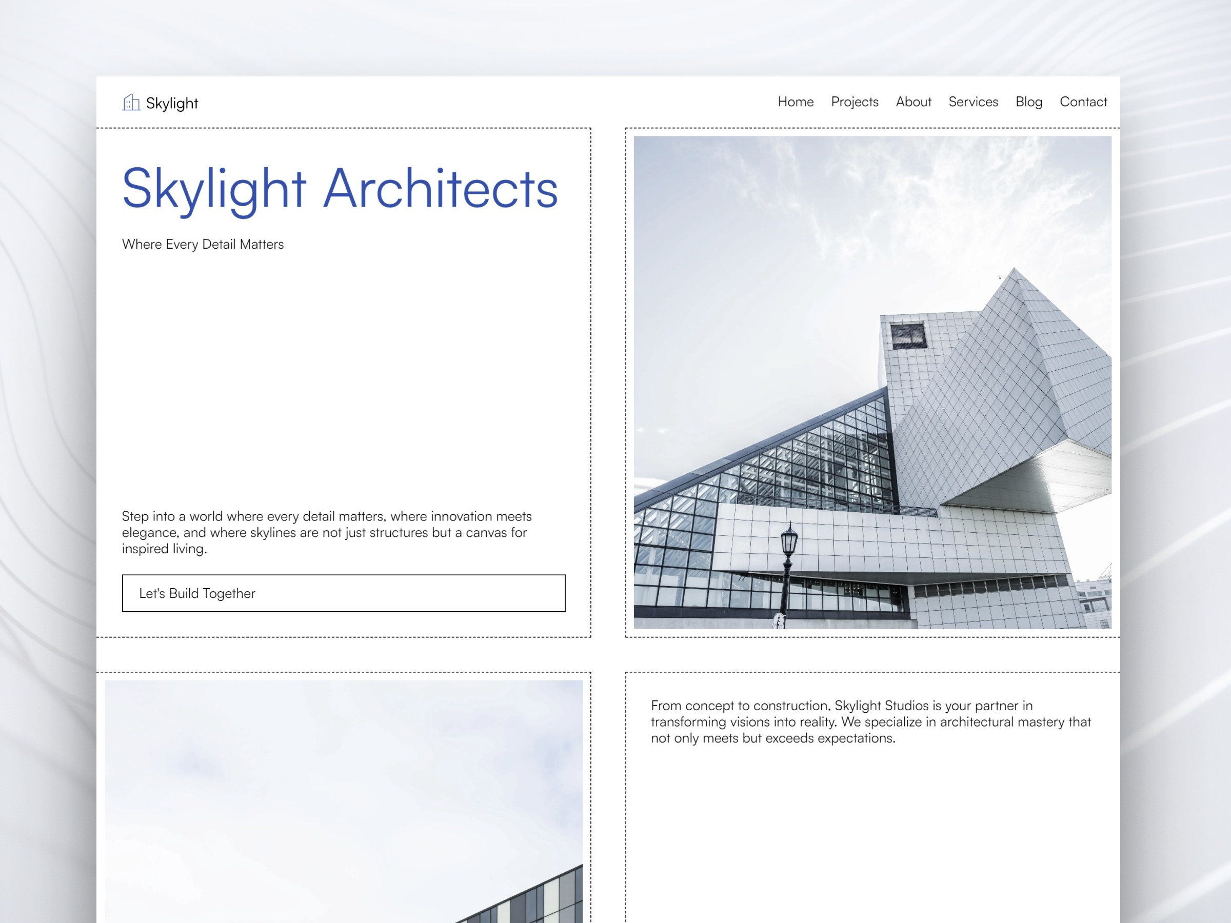 Skylight - Architecture Agency Template - Framplates | Framer Templates