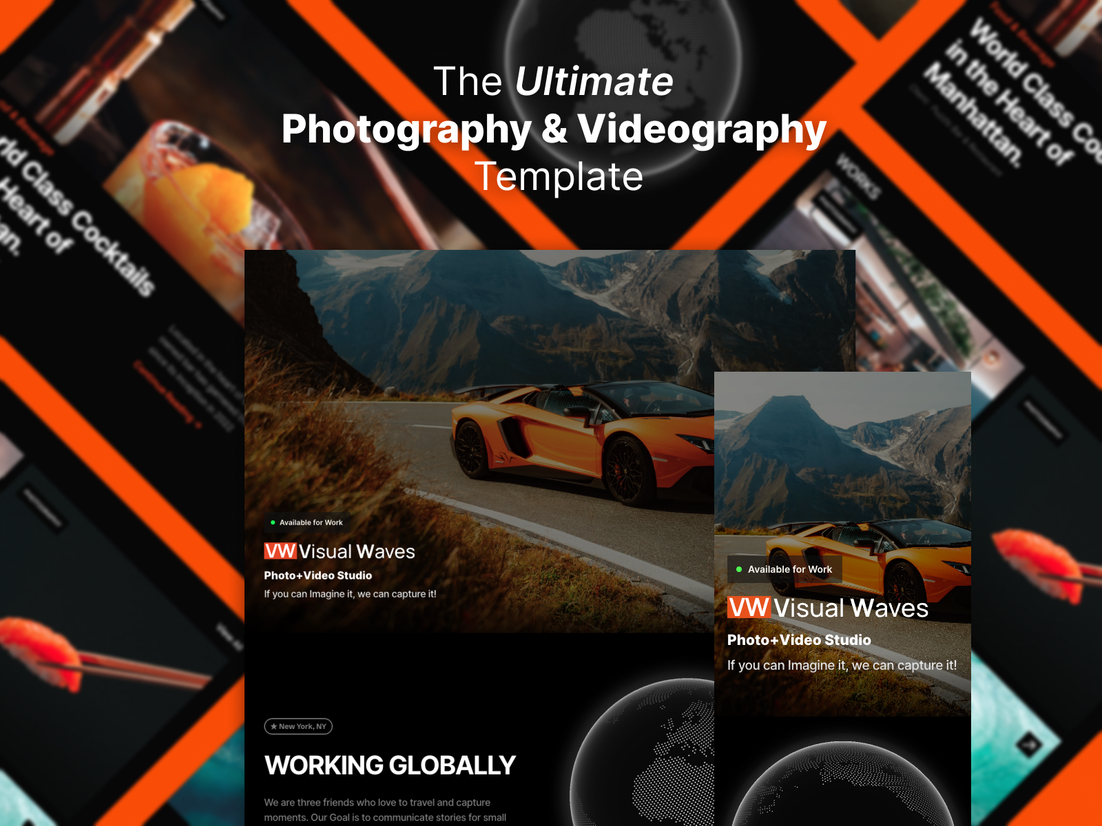 Visual Waves - Photography & Videography Template - Framplates | Framer ...